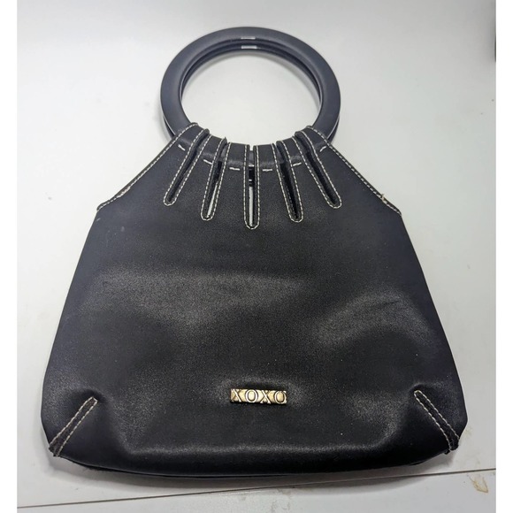 XOXO | Bags | Black 75x75 Xoxo Evening Bag Purse W Bracelet Handle ...